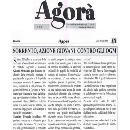 Azione Giovani contro gli OGM | PPT