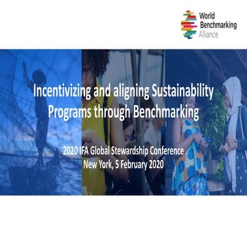 Incentivizing and aligning Sustainability Programs through Benchmarking ...