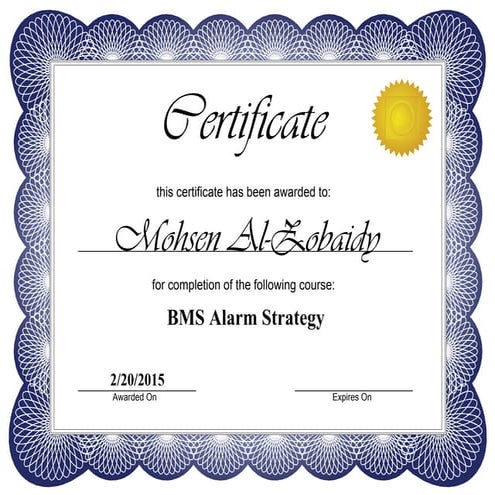 BMS Alarm Strategy[1] | PDF