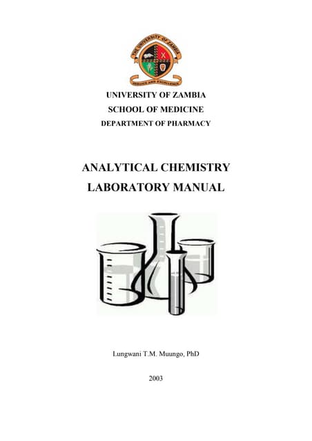 analytical chemistry quantitative analysis qualitative analysispptx | PPTX