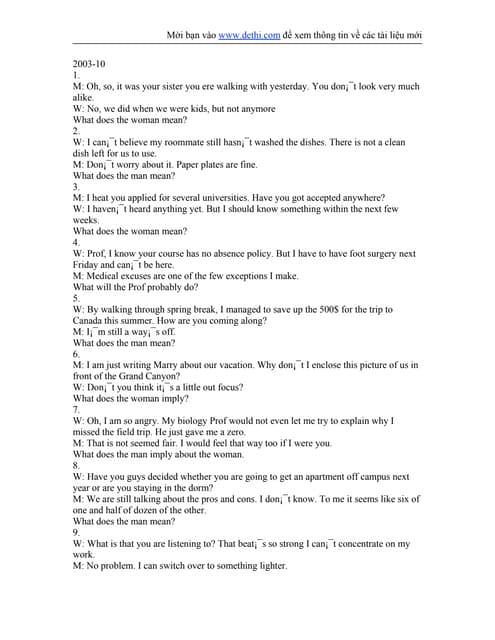 Dialogs for everyday use book 1 (autosaved) | PDF