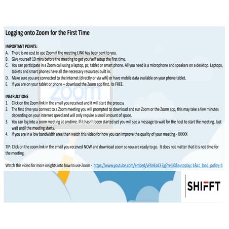 How to Use Zoom for Virtual Meetings and Webinars | PDF