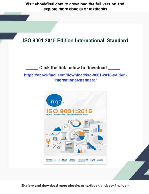 Overview of iso 9001 | PPTX | Business Accounting & Finance | Business