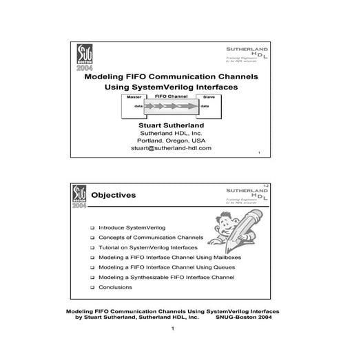 2004 snug-boston-presentation system-verilog_fifo_channel | PDF