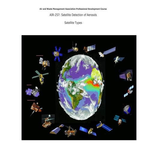 20041014 AIR-257: Satellite Detection of Aerosols Satellite Types | PPT