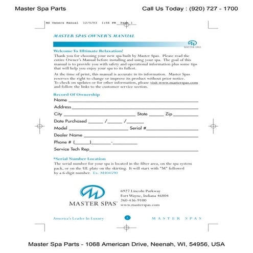 2004 jet away owner's manual | PDF | Free Download