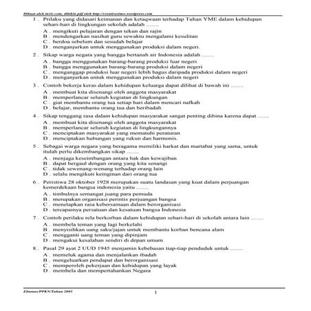Pkn SMP 2005 | PDF