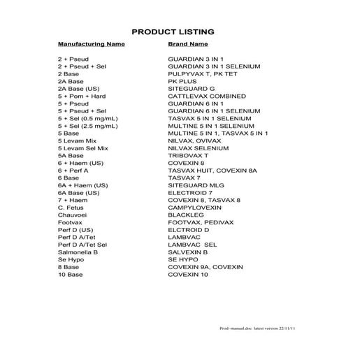 2005 6-upper hutt product manual MSD Finca Productiva Salud Del Hato | DOC