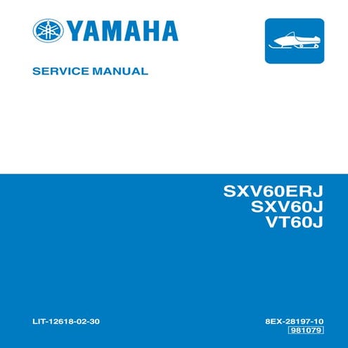 2005 Yamaha SXV60ERK SX Venom ER SNOWMOBILE Service Repair Manual.pdf