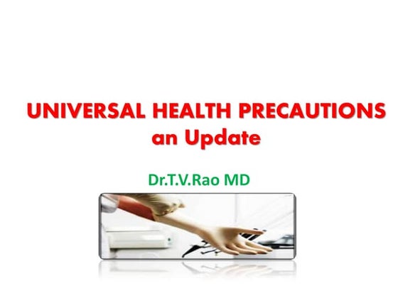universal precautions | PPTX