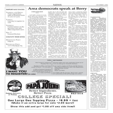 College Newspaper Writing and Layout Sample | PDF
