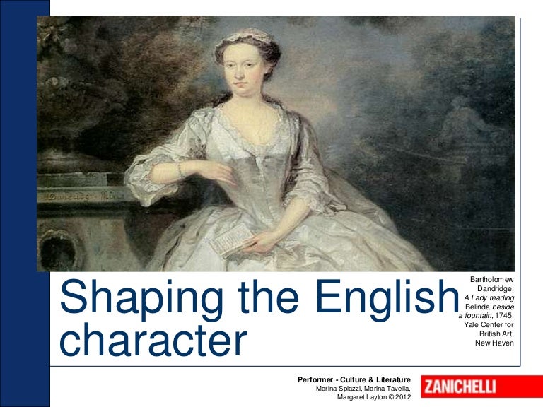context shaping the english character
