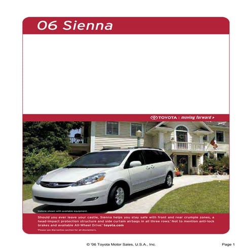 2006 sienna usa | PDF