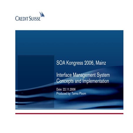 Interface Management System: Concepts and Implementation | PDF