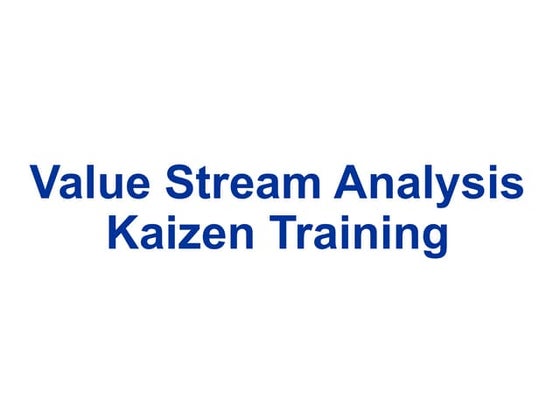value stream mapping | PPTX