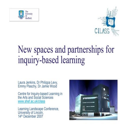 2007 - Learning Landscapes - University of Lincoln | PDF
