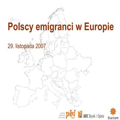 2007 Polscy Emigranci W Europie | PPT