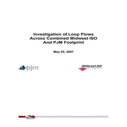 20070525 loop-flow-investigation-report | PDF | Power and Energy ...