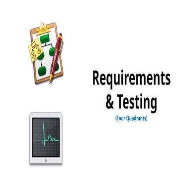 Understanding Requirements through the Four Quadrants of Testing | PPTX