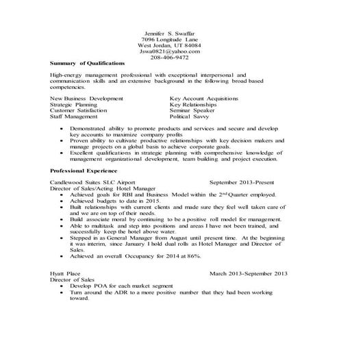 BAM-2015-resume | PDF