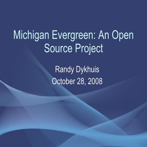 Evergreen: An Open Source ILS | ODP