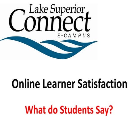 2008 Online Learner Satisfaction Pdf