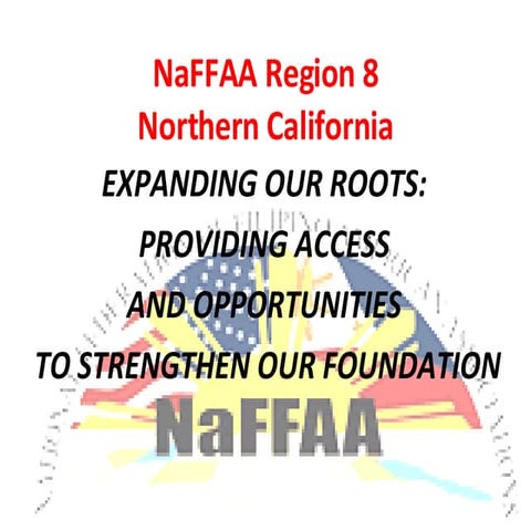 2008 Regional Report For Na Ffaa Seattle Conference 09262008 | PPT