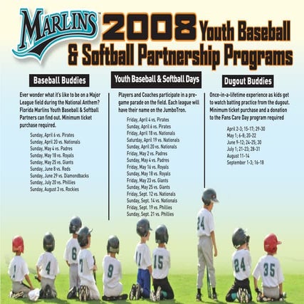 2008 Youth Baseball | PDF