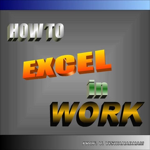 20080125 [Ab] How To Excel In Work 36s Rkm | PPT