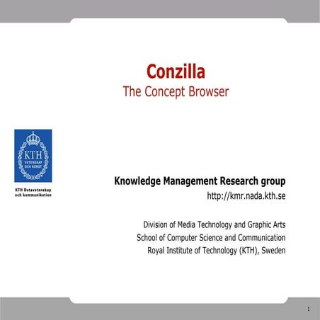Short introduction to Conzilla | ODP | Computing | Technology & Computing
