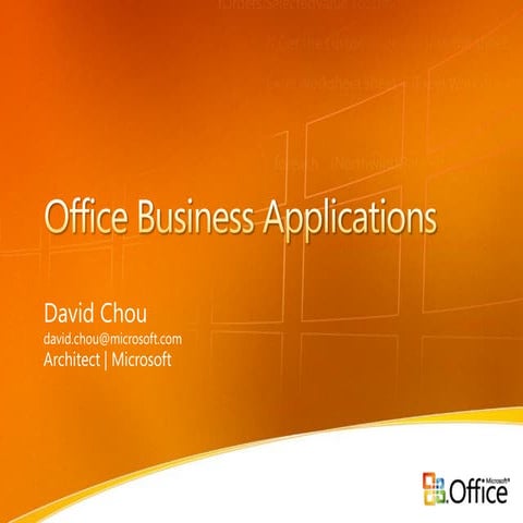 20080401 Office Business Applications | PDF