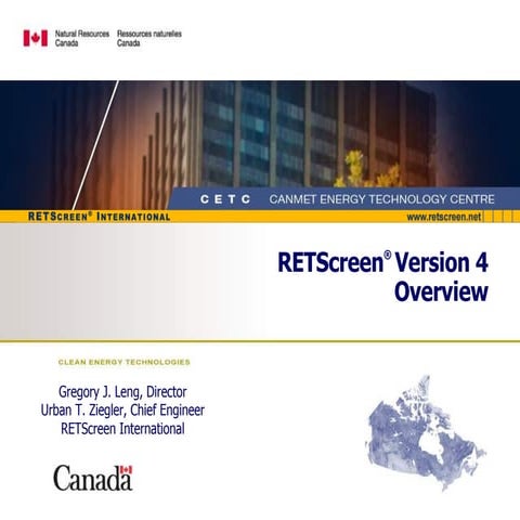 Introduction to RETScreen | PPT