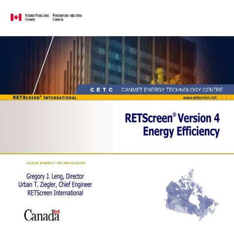 RETScreen and energy efficiency | PPT