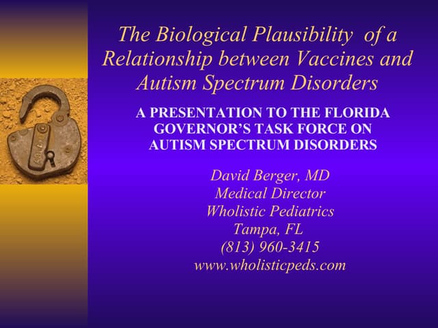 Autism Spectrum Disorder (ASD) Presentation | PPTX