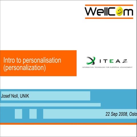 Introduction to Personalisation | PDF