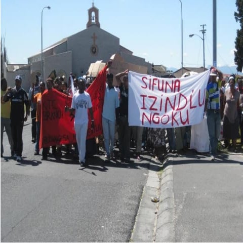 Residents of KTC March on Fezeka Municipality Building | ODP