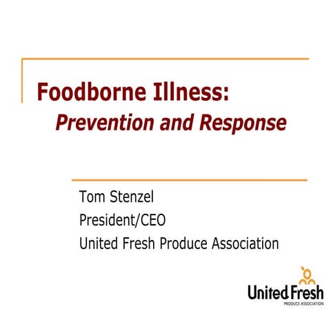 Foodborne Illness: Prevention and Response | PPT