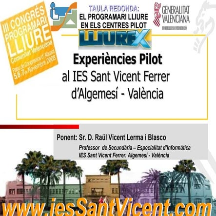 III Congrés Programari Lliure | PPT