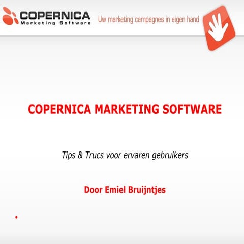 Copernica Advanced | PPT