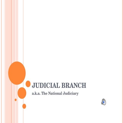Judicial Branch Intro. | PPT