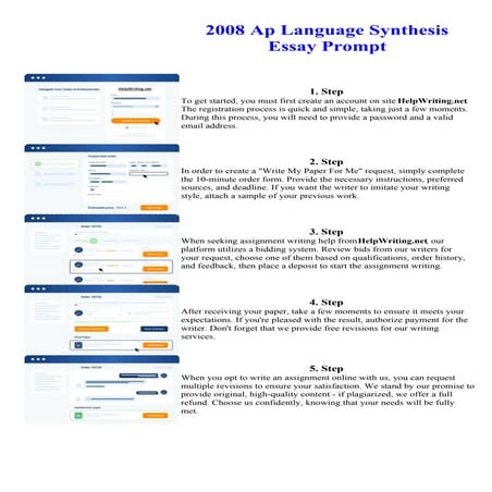 2008 Ap Language Synthesis Essay Prompt | PDF
