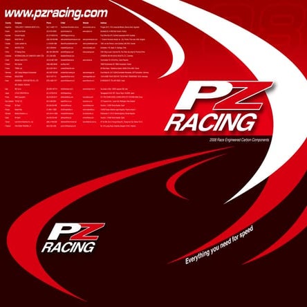 PZ Racing Catálogo 2008 | PDF