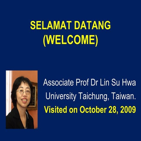 UKM 2009 BANGI: T&L EE in CLASSROOM AND OUTDOOR | PPT