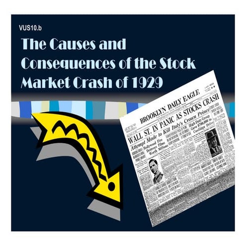REVISION IGCSE CAMBRIDGE HISTORY: WALL STREET CRASH | PPTX