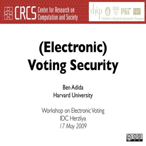 Voting Security Overview | PDF