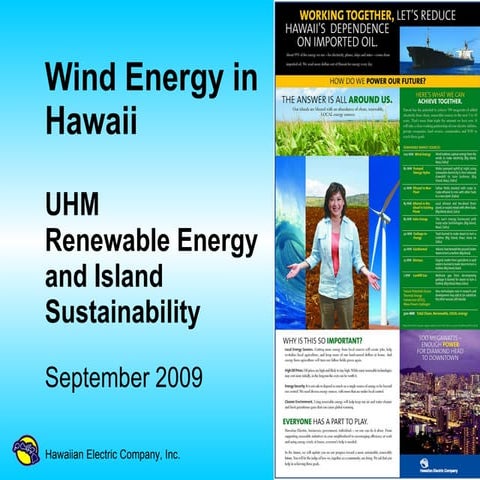 Wind Energy in Hawaii | PPT | Power and Energy Industry | Industries