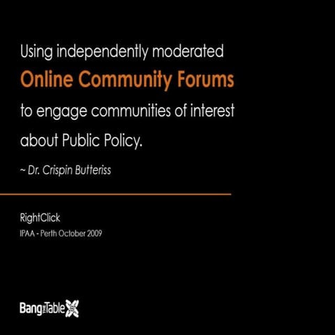 Using Forums To Engage Online | PPTX