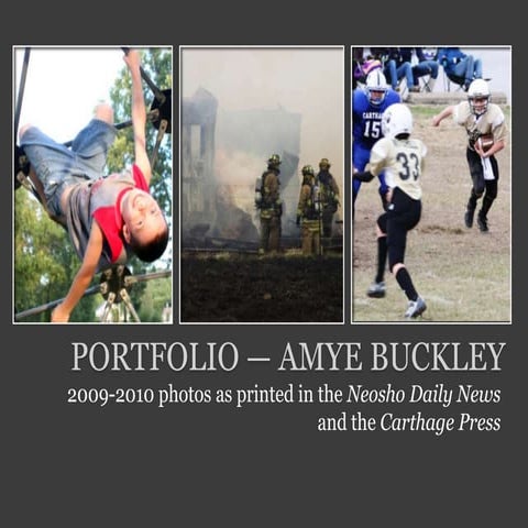 2009 2010 portfolio - amye buckley | PPTX | Hunting and Shooting | Sports