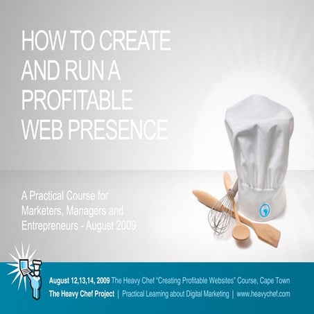 The Heavy Chef Course - August 2009 | PDF