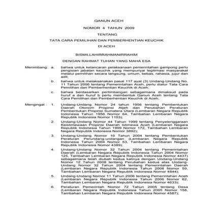 2009-Qanun Provinsi Aceh Nomor 4 Tahun 2009.pdf